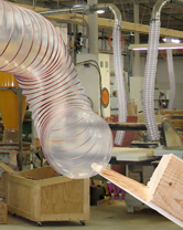 Dust Collection Hoses & Fittings • A Selection Guide | Flexaust Inc.